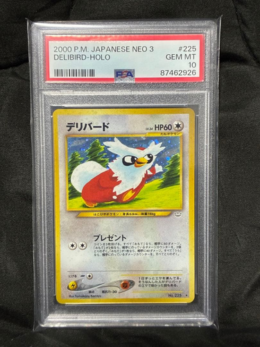 Pokemon Delibird #225 Holo Neo Revelation 2000 Japanese PSA 10 | eBay UK