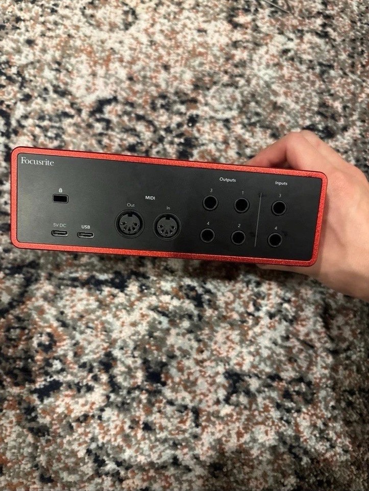 Focusrite Scarlett 4i4 USB-C Audio/Midi Interface 4th Generation | eBay