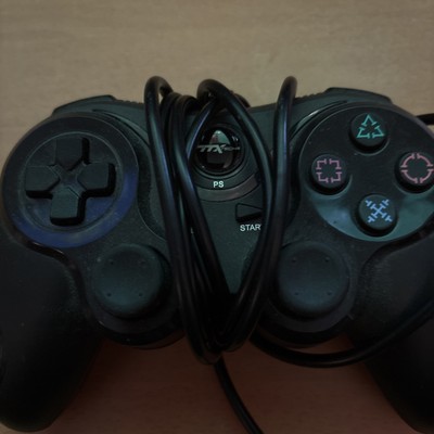 TTX Tech Analog Controller For PS2 & PS3 With Wired Connectivity Black ...