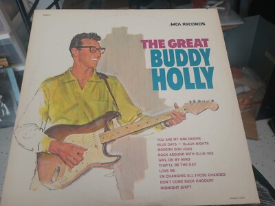 Buddy Holly - The Great Buddy Holly -Vinyl LP MCA / CORAL CB-20101 VG+ ...
