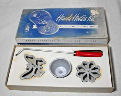 VINTAGE HANDI HOSTESS ROSETTE COOKIE & PATTY SHELL SET OF 3 MOLDS | eBay