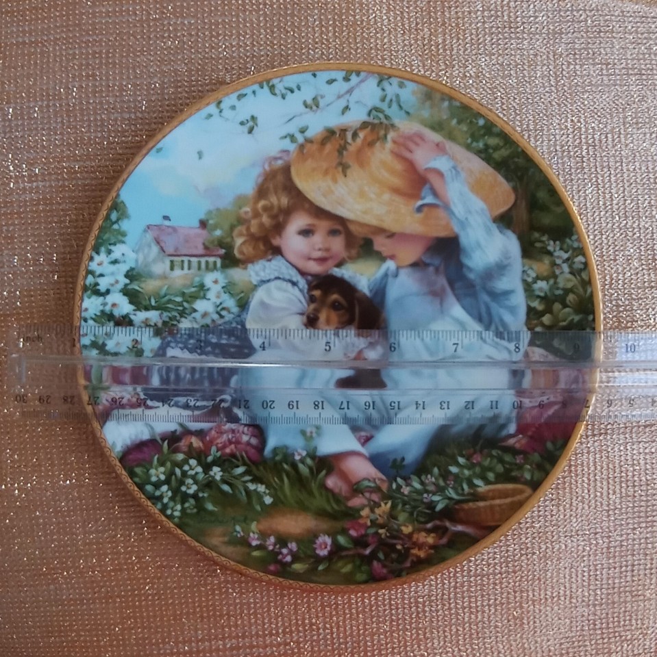 1989 RECO 8.5 diameter Collector's Porcelain Plate A TIME TO LOVE by ...