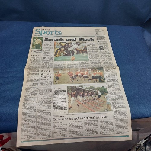 Vintage 1997 August 13, "The Herald" Newspaper, Sharon, PA, Sports ...