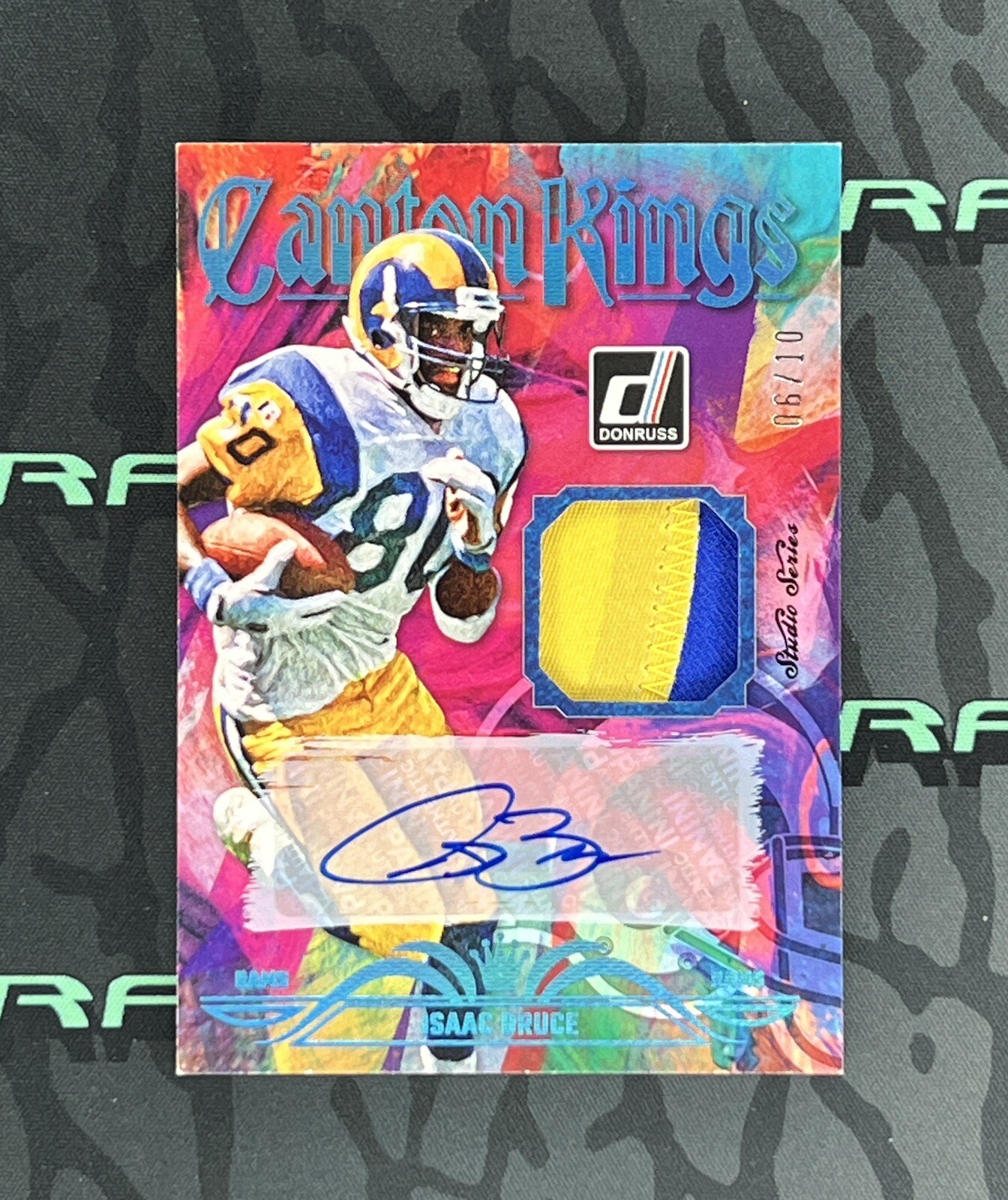 2023 Panini Donruss - Canton Kings Autographs #CK-8 Isaac Bruce /10 (AU ...