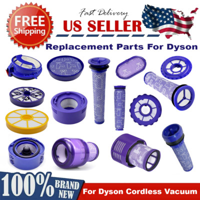 Set Pre Post Filter For Dyson DC08 DC25 DC39 DC44 DC19 DC62 V6 V7 V8 ...