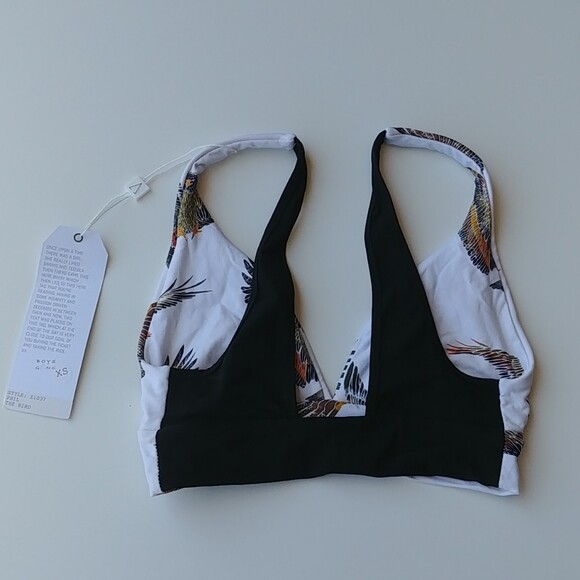 NWT Boys + Arrows Phil Bikini Top - The Bird XS | eBay