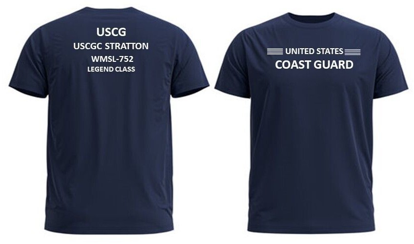 USCGC JAMES WMSL-754 *LEGEND CLASS *2-SIDED PERFORMANCE POLYESTER SHIRT ...