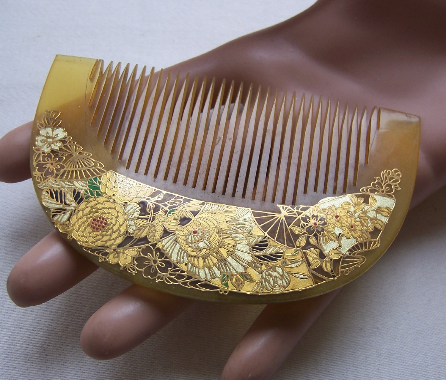 Vintage Japanese kanzashi comb hairpin geisha set hair accessory (ABH ...