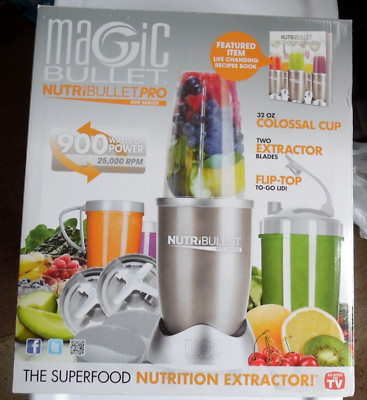 Magic Bullet Nutri Bullet Pro 900 Series 15 Piece with Bonus Cookbook ...