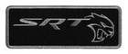 Dodge SRT Hellcat Embroidered Patch Black/Dark Gray Iron-On Sew-On ...