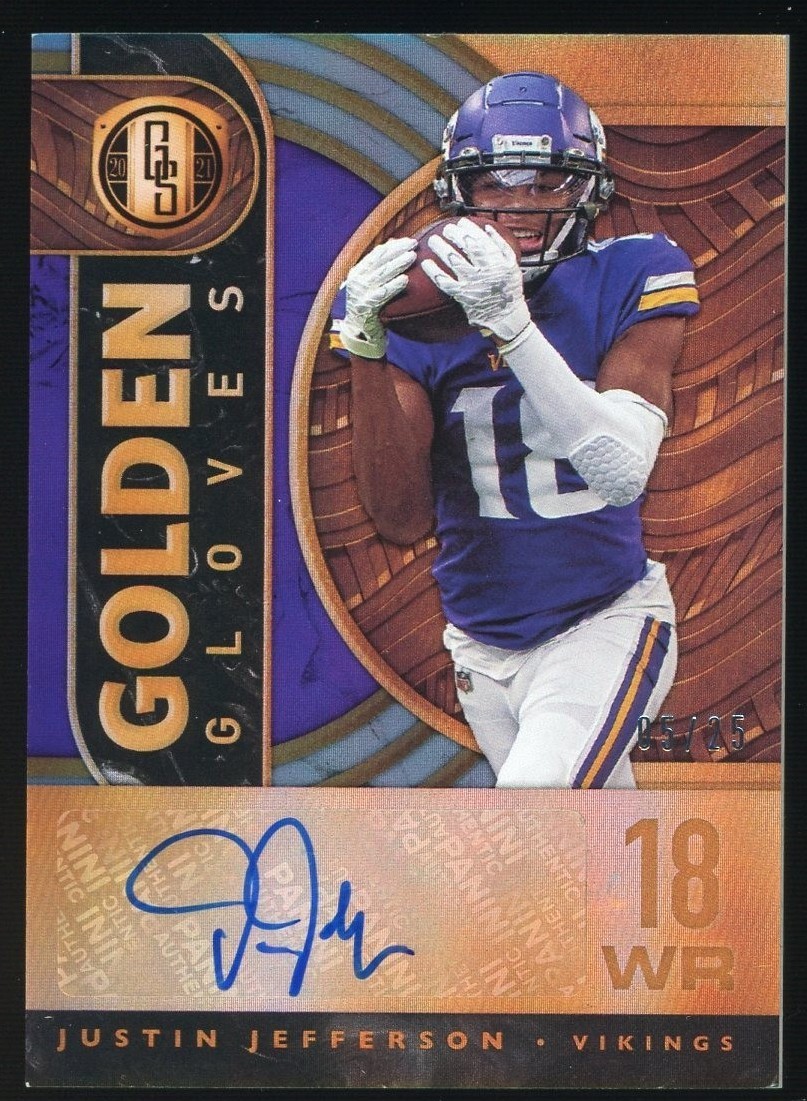 2021 Panini Gold Standard - Golden Gloves Justin Jefferson #GGL-JUJ ...