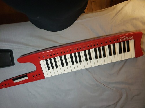 Roland AX-1 Red Keyboard Keytar MIDI Controller Tested/working | eBay