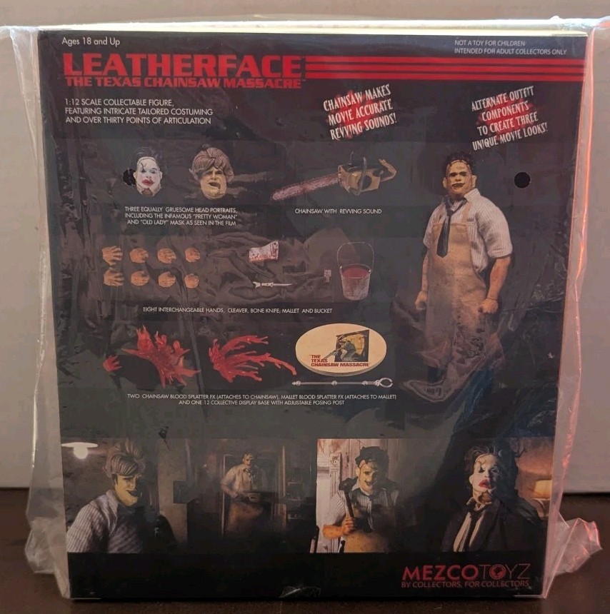 Leatherface Mezco Toyz One 12 Collective Figure New The Texas Chainsaw ...