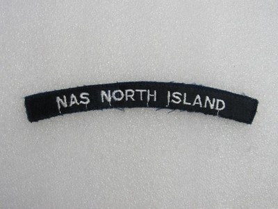 US Navy NAS Naval Air Station North Island Tab Rocker Patch Scroll ...