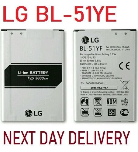 New Replacement Original LG G4 Battery for H815 LG BL-51YF Capacity ...