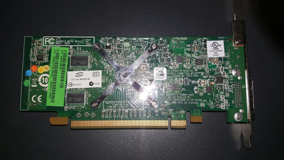 ATI-102-B62902(B) AMD Radeon HD 3450 256MB PCI-E x 16 Full Height Video ...
