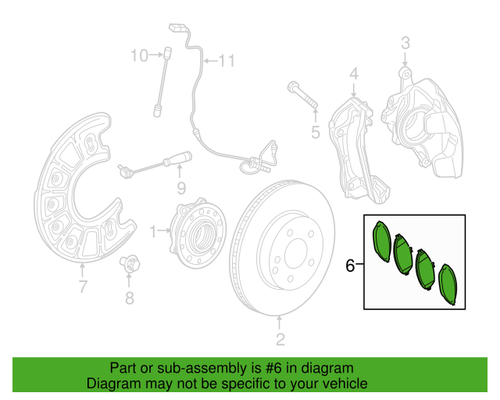 Mercedes Benz AMG GT63 AMG GT63 S 2019-2021 Front Disc Brake Pad Set ...