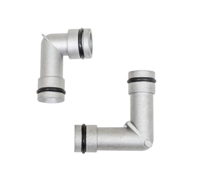 ZZPerformance HVAC Heater Hose Connector Aluminum Coolant Elbows 3.8L ...