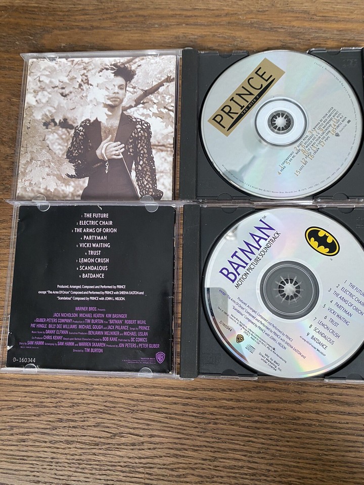 PRINCE Music CD Lot of 2 The Hits 2, & Batman Soundtrack | eBay