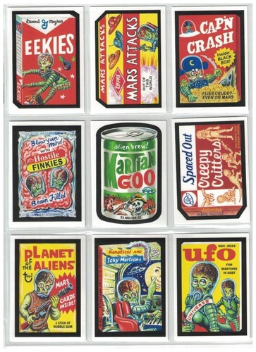 2016 TOPPS MARS ATTACKS WACKY ATTACKY PACKAGES SERIES 1 COMPLETE SET OF ...