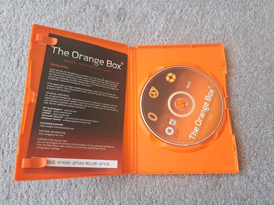 The Orange Box PC DVD-ROM Video Game Half-Life 2 Episode Two Team ...