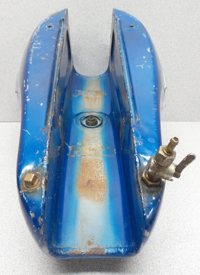 VINTAGE TRIUMPH 650 T120R TR6 BONNEVILLE GAS TANK BLUE | eBay