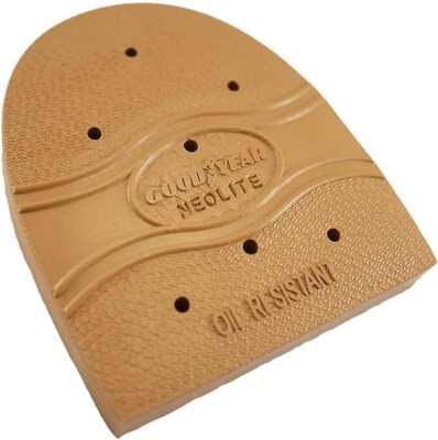 Goodyear Oak-Tan Neolite Cowboy Boot Heel Pair (w/Nails) | eBay