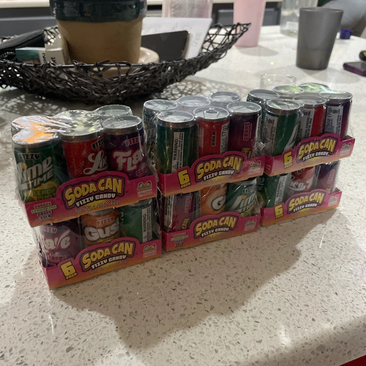 Miniature Soda Can Fizzy Candy