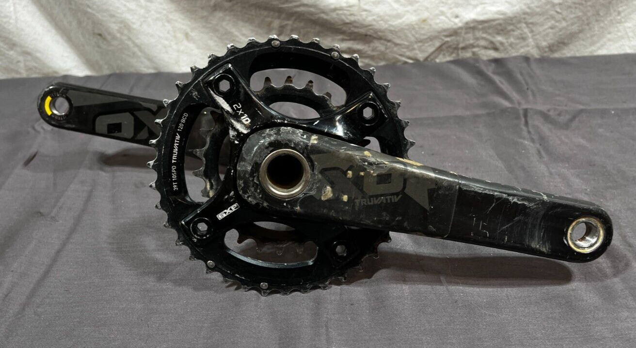 SRAM Truvativ XO 175mm 39/26 GXP 2x10 Speed Carbon Mountain Bike ...