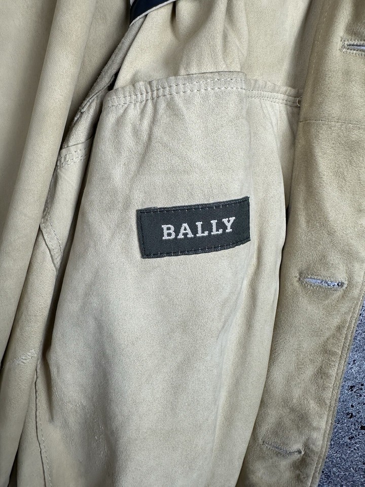BALLY SUEDE VINTAGE LIGHT BEIGE BOMBER MEN’S JACKET SIZE XL-XXL | eBay