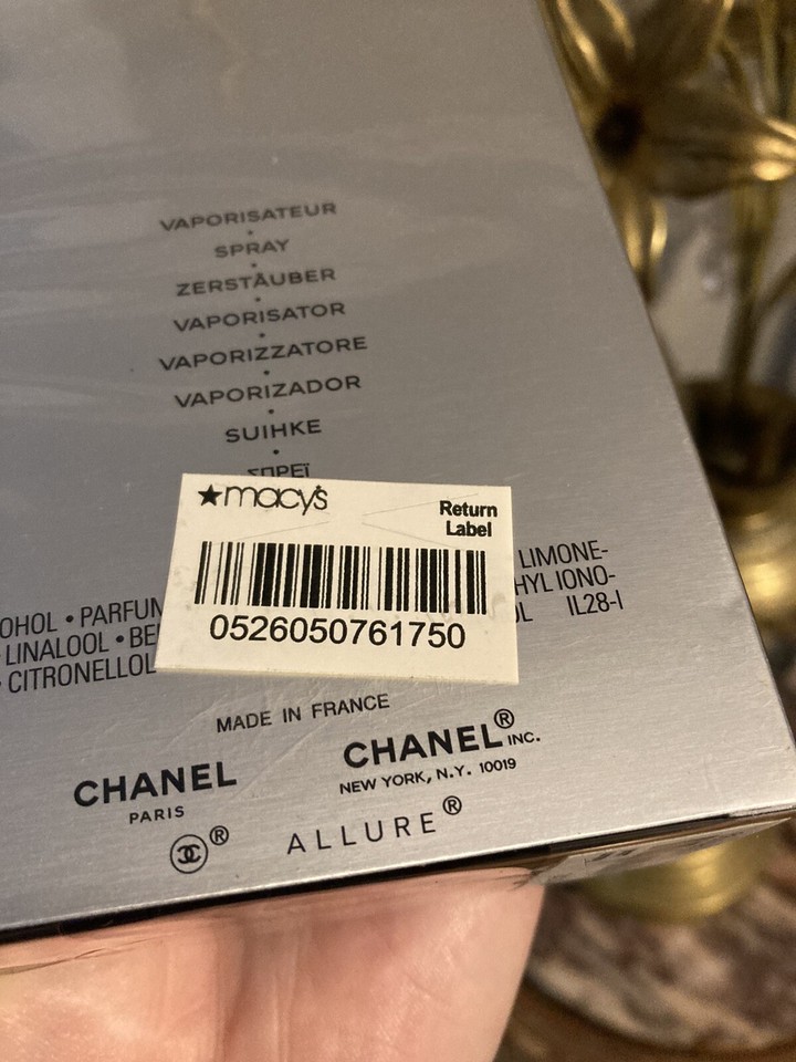 CHANEL Allure Homme Sport 3.4 Oz Men Eau De Toilette 3145891236309 | eBay