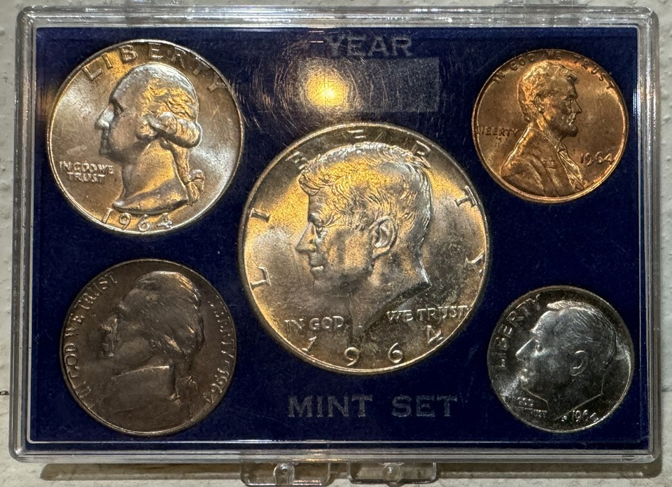 1964 United States Mint Silver Coin Set Beautiful Set | eBay