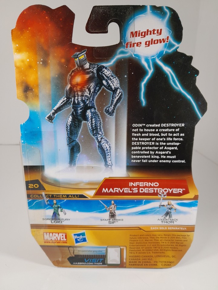 Hasbro Thor the Mighty Avenger Inferno Marvel's Destroyer Action Figure ...