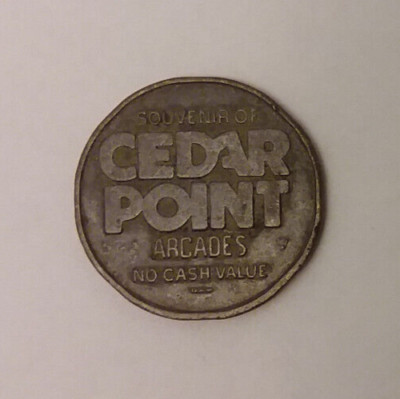 Cedar Point Sandusky, OH Arcade Game Token 21mm | eBay
