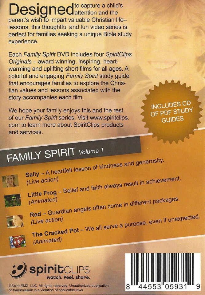 FAMILY SPIRIT: Volume 1 - Award-Winning SpiritClips Originals Short ...