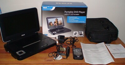Portable RCA DVD Player DRC 6309 w/ 9" LCD Screen (lightly used) | eBay