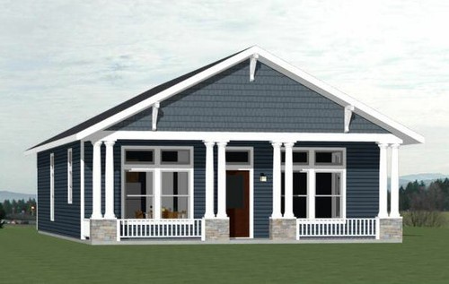 30x40 House -- 3 Bedroom 2 Bath -- 1,200 sq ft -- PDF Floor Plan ...