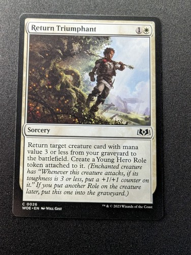 RETURN TRIUMPHANT #26 MTG Wilds of Eldraine | eBay