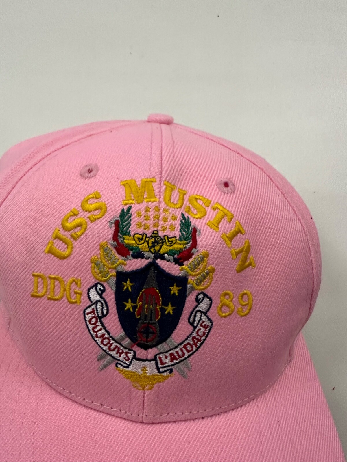 The Corps USS Mustin DDG 89 Pink Baseball Cap Hat One Size | eBay