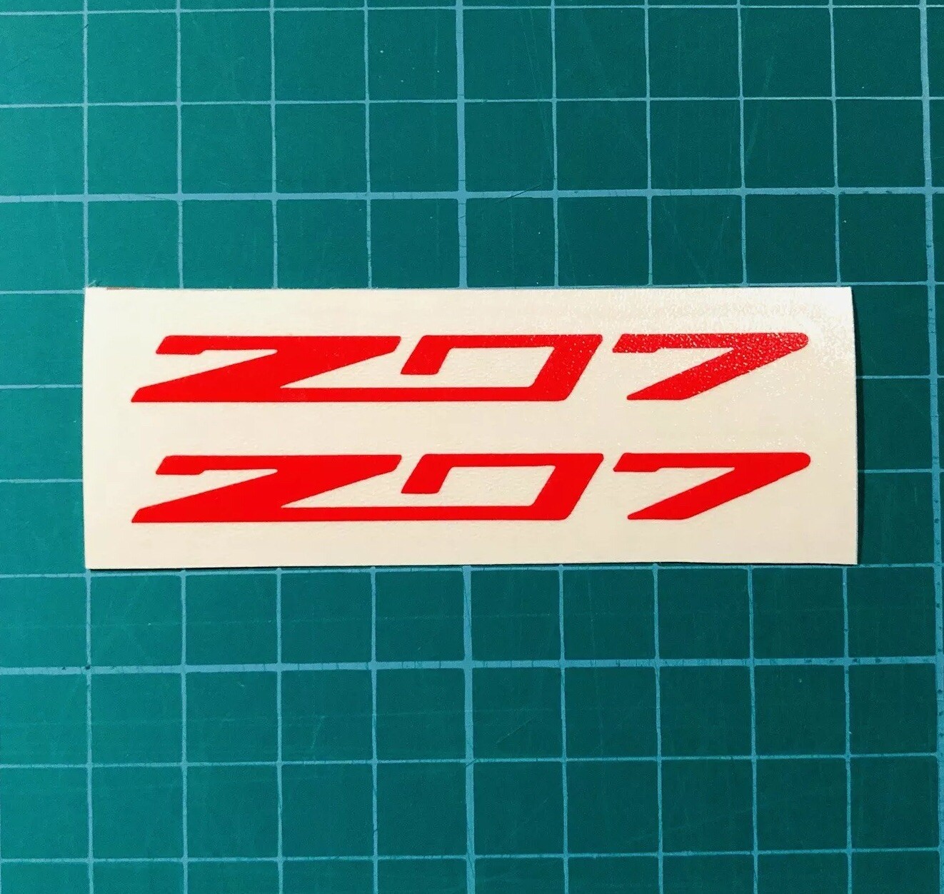 (2) Corvette Stingray C7 Z07 Gurney Spoiler Wing Vinyl Decal Sticker ...