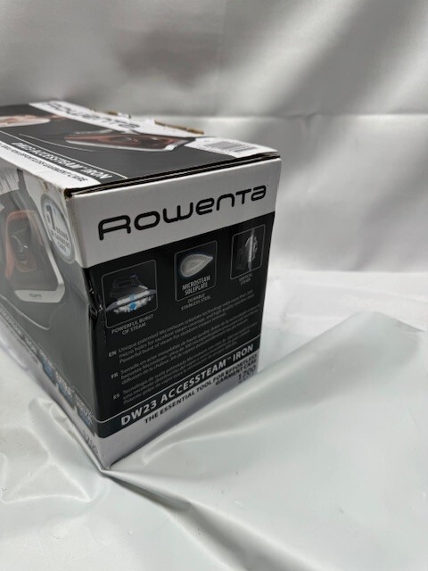 Rowenta DW23 Accessteam Steam Iron 1700 Watts Durable Soleplate Orange *New | eBay