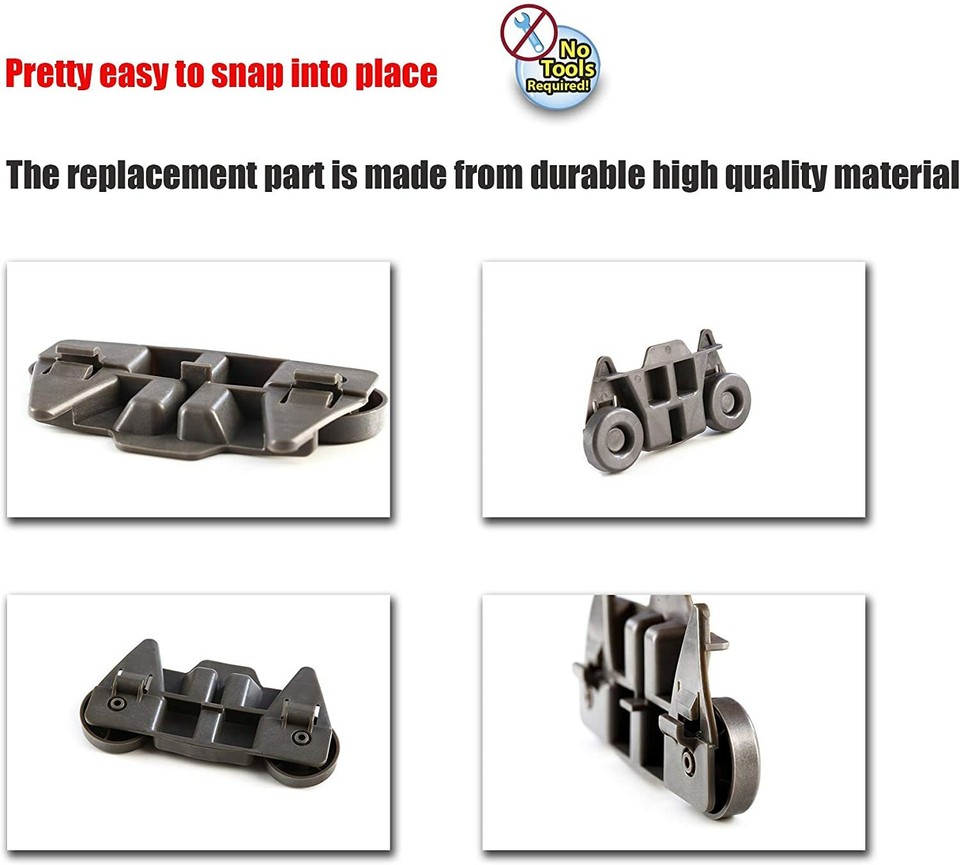 W10195416 Dishwasher Lower Rack Wheel W10195416V, AP5983730, PS11722152 ...