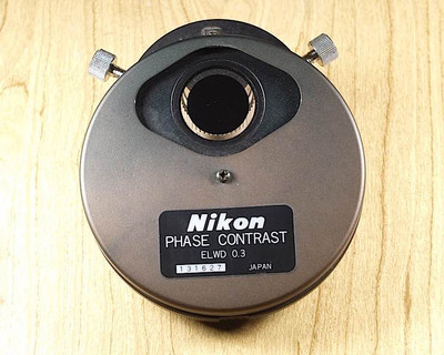 Nikon Phase Contrast ELWD 0.3 Microscope Condenser Ph1 Ph2 Ph3, PhL ...