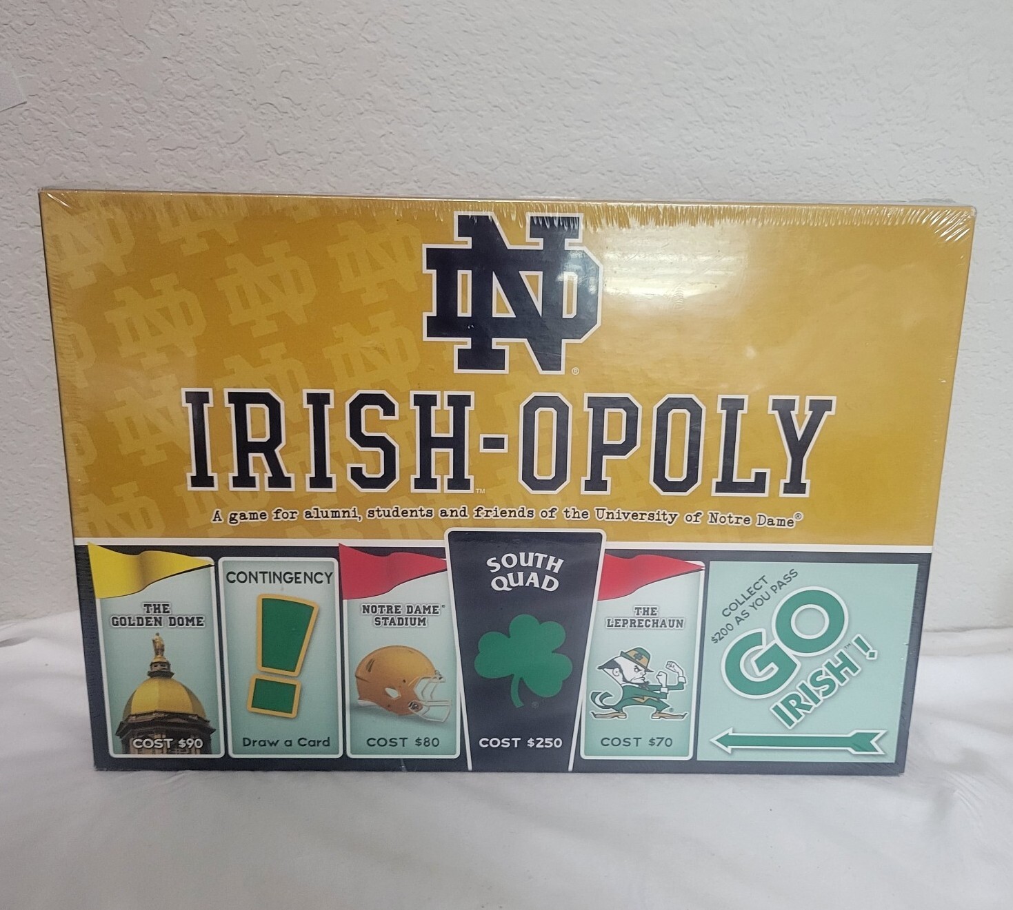 Notre Dame Fighting Irish IRISHOPOLY Monopoly Game Brand New Sealed | eBay