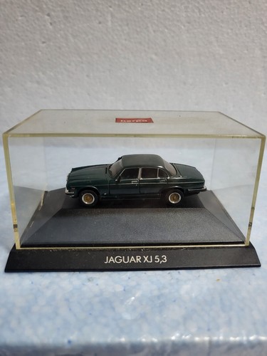 Discontinued Minicar 1/87 Ho Scale Herpa Jaguar Xj5.3 Green Case Damaged | eBay