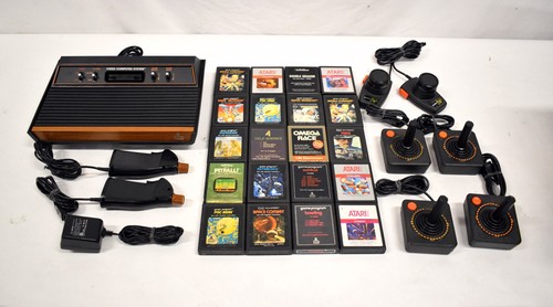 Atari CX-2600A Video Computer System Console With Controllers & 20 ...
