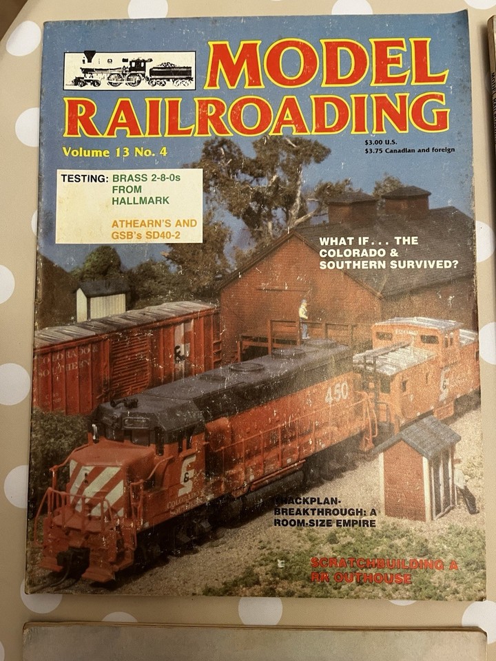Model Railroading Magazine Volume 13 No. 1, 1982 No. 2 - 4 Are 1983 All ...