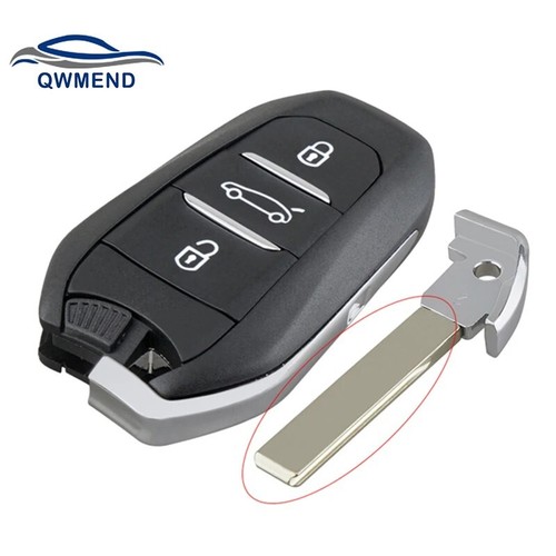 Keyless Case Key Remote Control 3 Buttons For Peugeot 208 308 508 2008 ...
