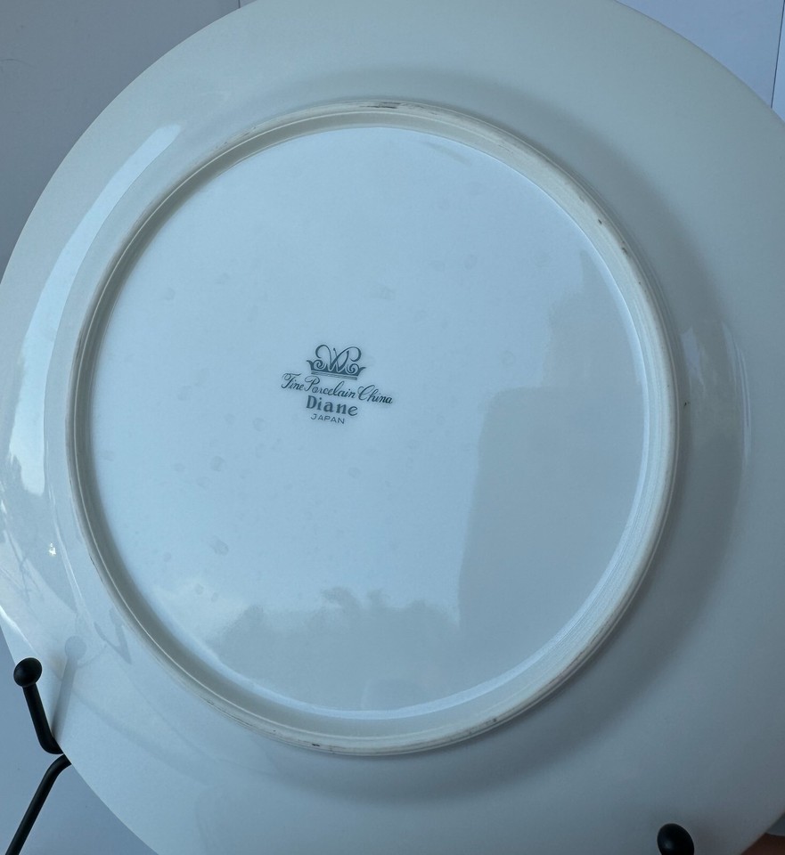 Wade Dinner Plate ~Diane~ by Fine China of Japan | eBay