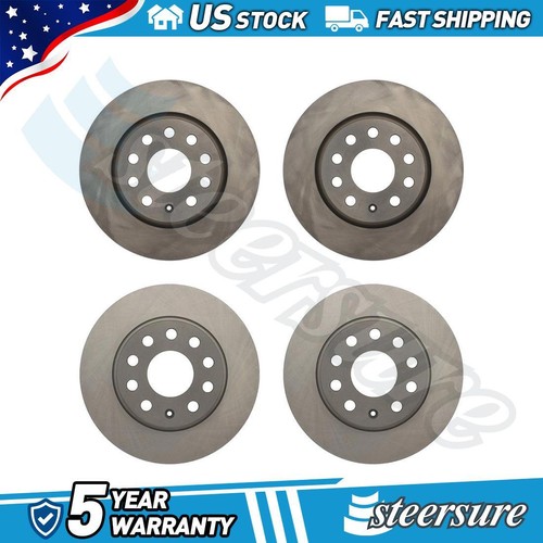 Front Rear Set Disc Brake Rotor for 2012 2013 2014 2015 Volkswagen ...